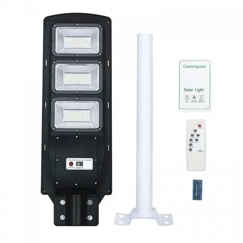 Solar Street Light With Remote Control + A Free Pole - 400w | Konga ...