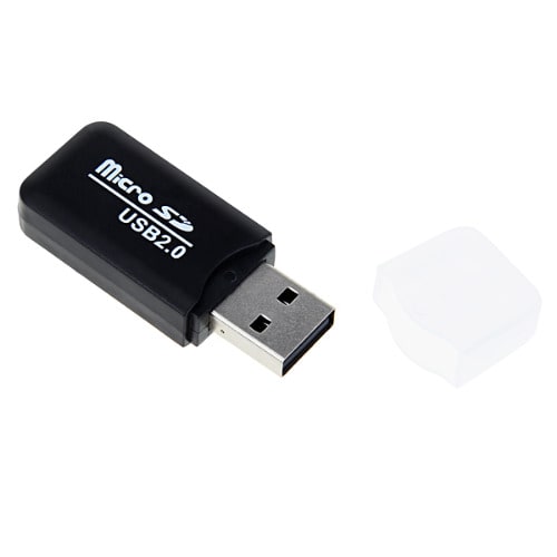 Micro SD USB 2.0 TF Card Reader - Black | Konga Online Shopping