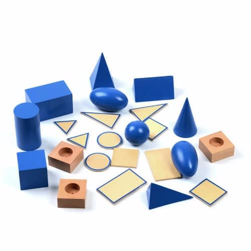 Montessori Geometric Solids With Stands | Konga Online Shopping