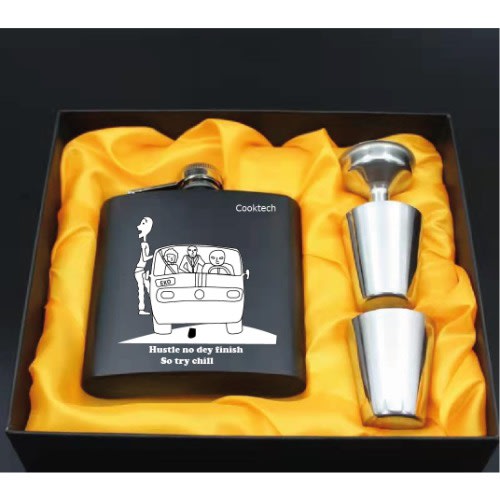 Beautybox Stainless Steel Alcohol Liquor Hip Flask Set | Konga Online ...