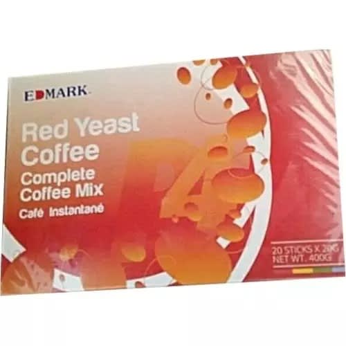Edmark Red Yeast Coffee Containing Red Yeast Rice – 20satchets X 20g ...