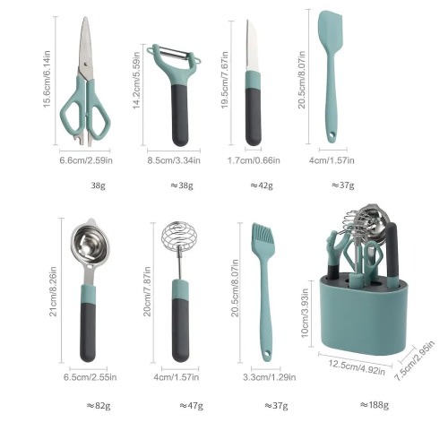 Multi Purpose Kitchen Gadgets- 8 Piece Set. | Konga Online Shopping