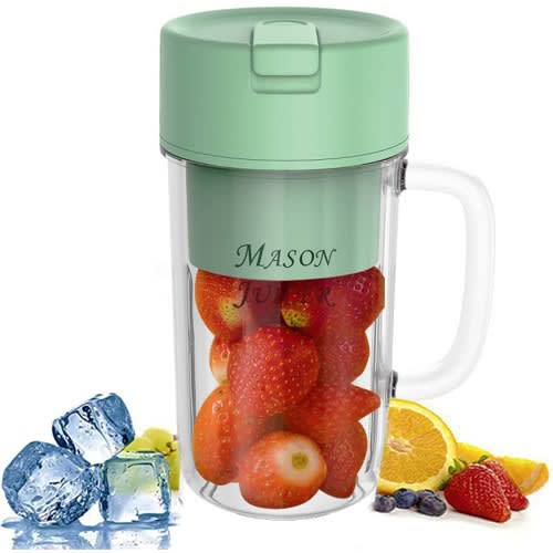 Mason Mini Usb Rechargeable Juicer With Straw -320ml | Konga Online ...