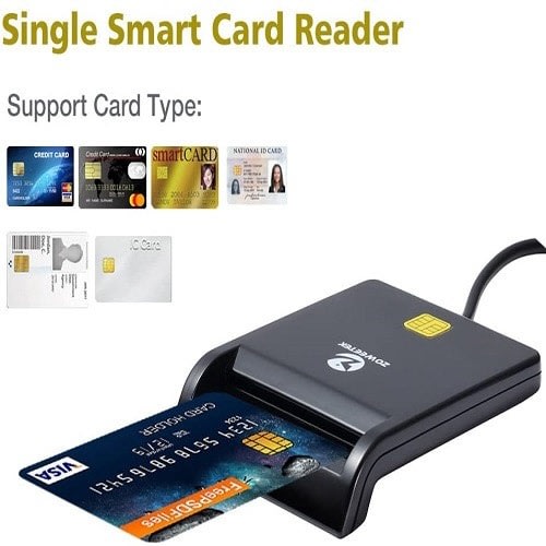 Dod Military CAC Usb Smart Chip Card Reader For Windows, Mac OS 10.6-10 ...