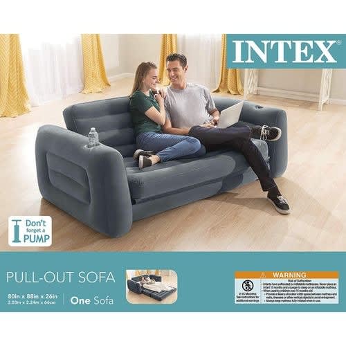 Intex Inflatable Double Pull Out Chair Bed With Electric Pump | Konga ...