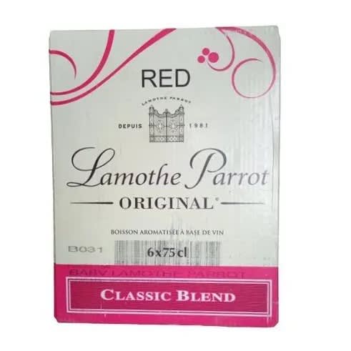 Lamothe Parrot Red Wine Classic Blend - 75cl 11% Alc - 12 Bottles ...
