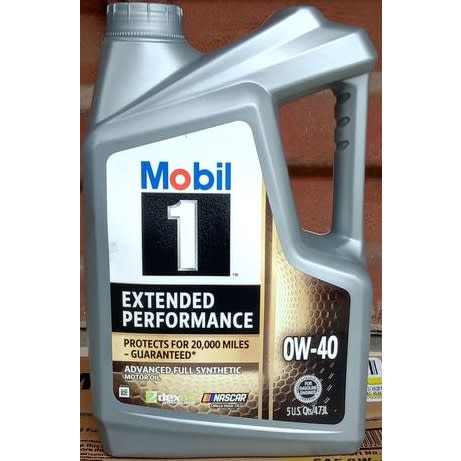 Mobile 1 Mobil 1 0w-40 Full Synthetic Automobile Motor Oil (5 Liters ...