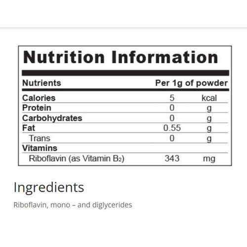 Vitamin B2 Unflavored Riboflavin Powder 100g | Konga Online Shopping