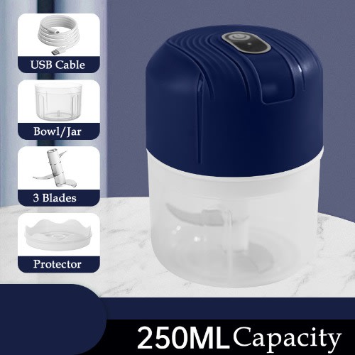 Portable Food Processor Rechargeable + USB - 250ml | Konga Online Shopping