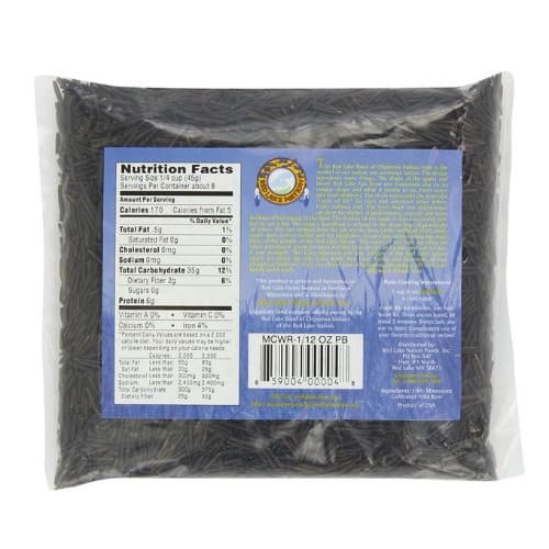 Wild Rice - All Natural Minnesota Cultivated -12 Oz - 340g | Konga ...