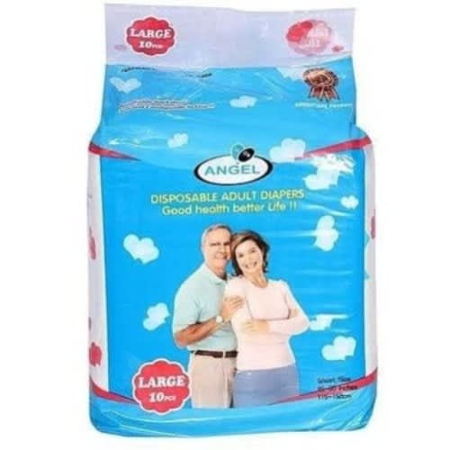 Angel Unisex Adult Diaper - Large - 10 Pieces | Konga Online Shopping