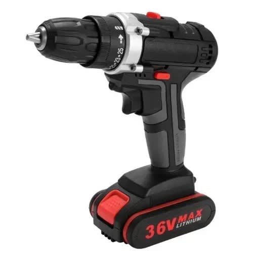 Cordless Rechargeable Battery Drill Machine 36v With 2 X Battery ...