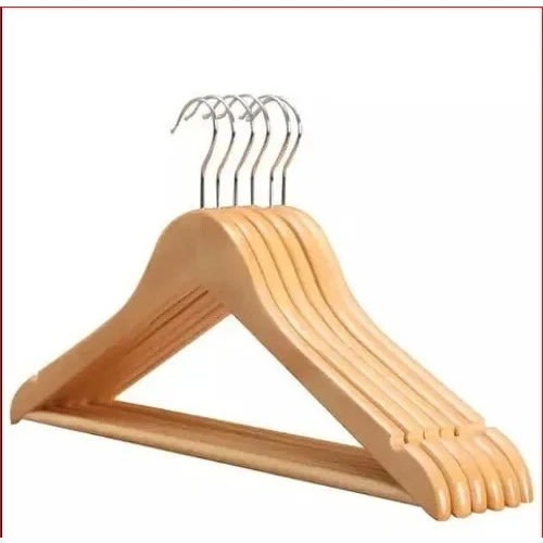 Wooden Hanger - Set Of 5 | Konga Online Shopping