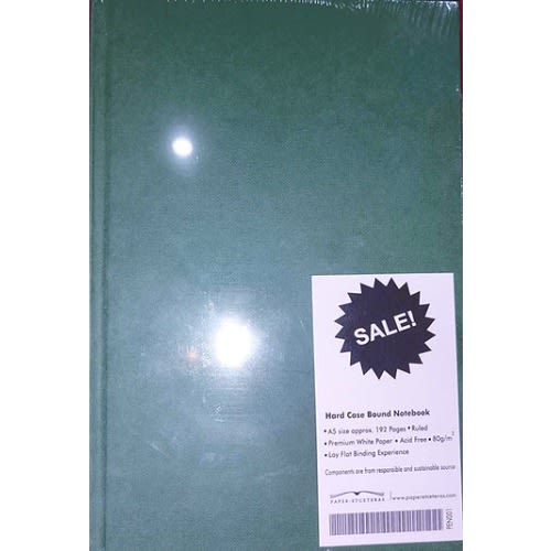 Hard Case Bound A5 Notebook - Green | Konga Online Shopping
