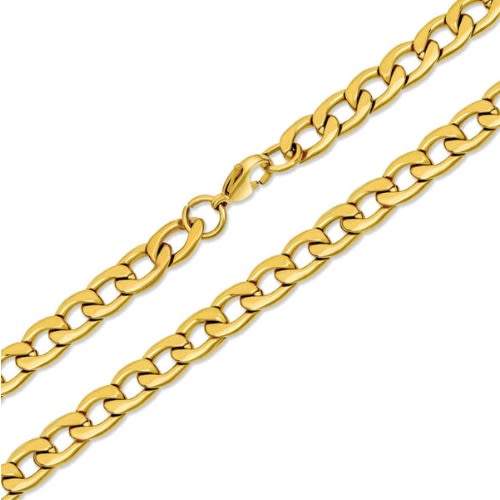 Unisex Mini Cuban Link Necklace - Gold | Konga Online Shopping