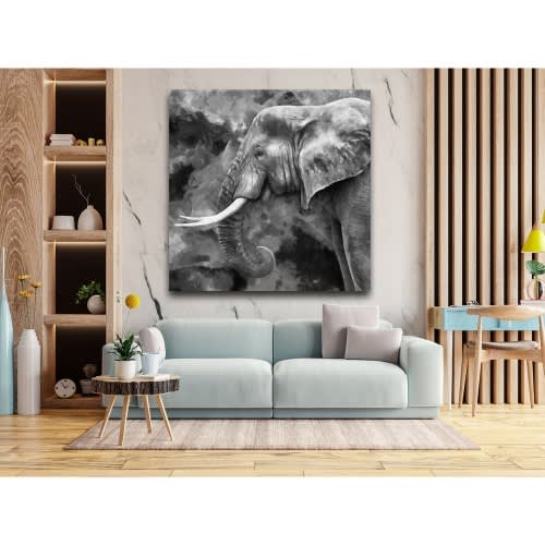 Artist Elephant Wall Canvas | Konga Online Shopping