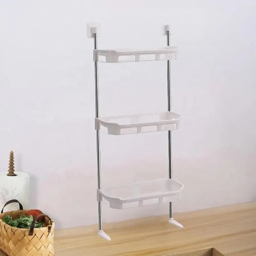 Plastic Multifunctional Bathroom Storage Rack - 3 Layers (88cmx35cm ...