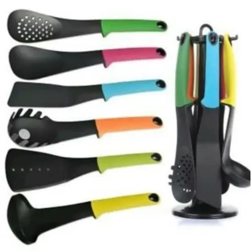 Non Stick Cooking Spoon Set - 6 Pieces | Konga Online Shopping