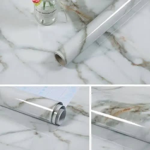 Self Adhesive Marble Wallpaper Sticker -60cm X 5m | Konga Online Shopping