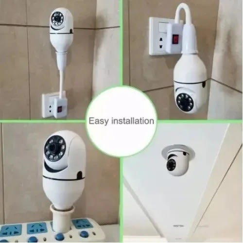 HikVision Bulb-camera 360 Degree Ptz Wireless Surveillance CCTV - White ...