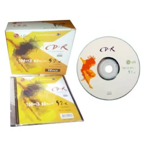 LG Printable Recordable Cd-r - Pack Of 10pcs | Konga Online Shopping
