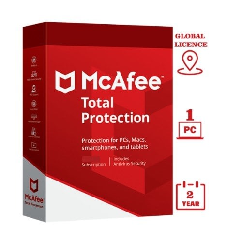 McAfee Total Protection License Key 2022 For 1 PC- 2 Years | Konga ...