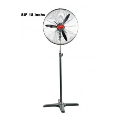 Sonik 18" Industrial Standing Fan - Silver | Konga Online Shopping