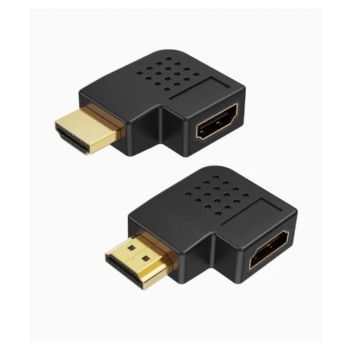 Best L Shaped HDMI Adapter Male To Female Joiner - Shape Flat Extender ...