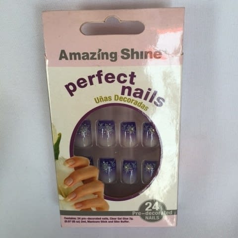 Amazing Shine Perfect Toe Nails - Blue | Konga Online Shopping