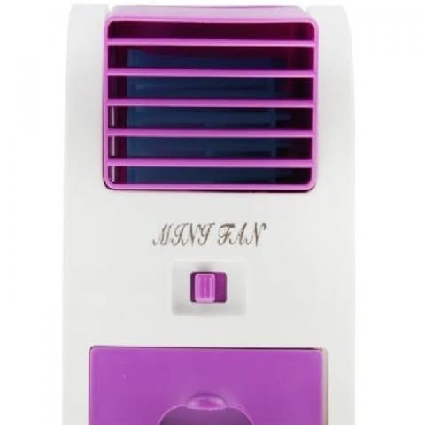 Mini Fan Portable Handheld USB Mini Air Conditioner Cooler - Purple ...