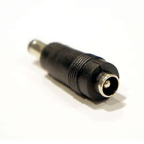 Power Tip Dc Barrel Plug Changer Adapter 5.5mm 2.5mm Male To 5.5mm 2 ...