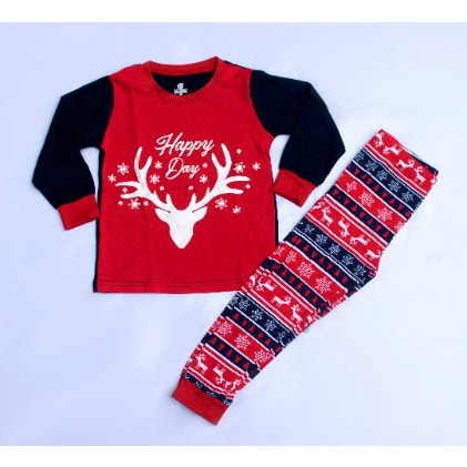 Kids Christmas Theme Reindeer Pyjamas Set | Konga Online Shopping