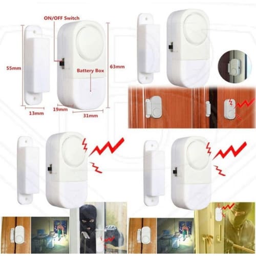 Magnetic Door Window Sensor 105dB - Alarm System | Konga Online Shopping