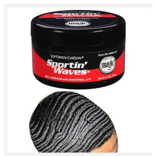 Softsheen Carson Sportin' Waves Relaxer & Pomade Wave Cream - 5010g ...