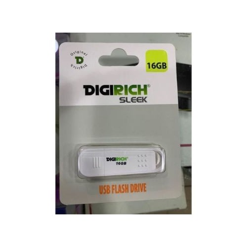 Digirich Sleek Usb Flash Drive - 16GB - White | Konga Online Shopping