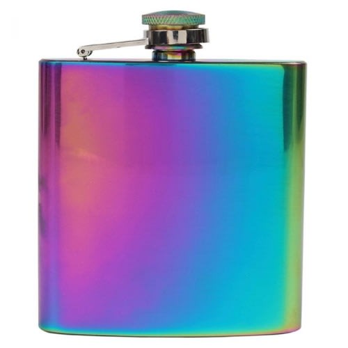 Engraved Rainbow Liquor Whisky Hip Flask | Konga Online Shopping