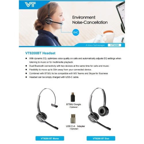 Vtech Bluetooth Headset With Microphone (24 Hours Battery Time) | Konga ...