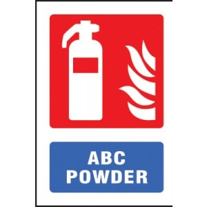 MSA Fire Extinguisher Abc Powder Sign 150mm X 100mm | Konga Online Shopping