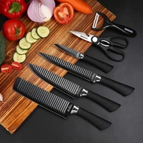 Stainless Steel Stack Knife - 6 Piece | Konga Online Shopping