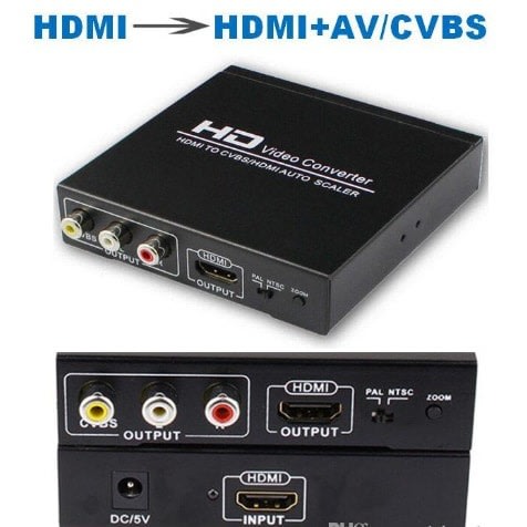 HDE HDMI To HDMI And Av Converter Scaler | Konga Online Shopping
