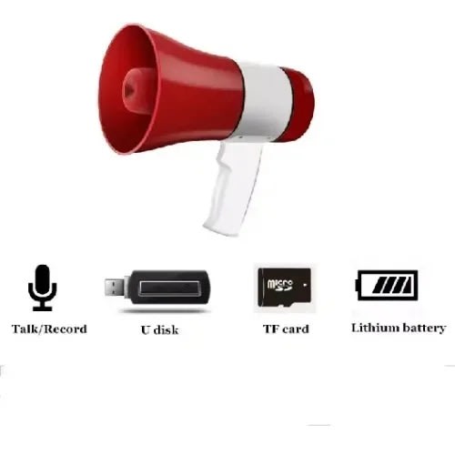 Bluetooth & USB Handheld Rechargeable Megaphone With Recording | Konga ...