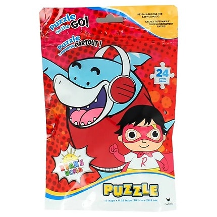 Spin Master Ryan's World Puzzle On The Go - Red | Konga Online Shopping