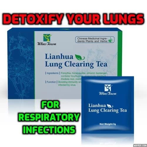 Lung Detox Tea For Pneumonia & Respiratory Tract Infections - 3g X ...
