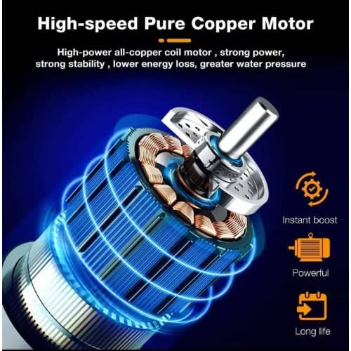 Rechargeable Cordless Pressure Washer - 48V Double Batteries | Konga ...