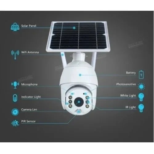HikVision PTZ 4G Sim Solar Panel Camera | Konga Online Shopping
