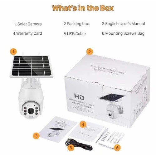 Sky Vision - 4g Solar Powered Camera With Sim Card | Konga Online Shopping