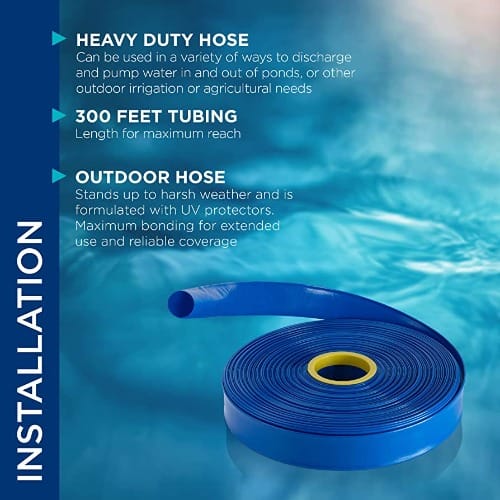 Pvc Lay-flat Water Discharge Hose - 2-inch By 50m | Konga Online Shopping