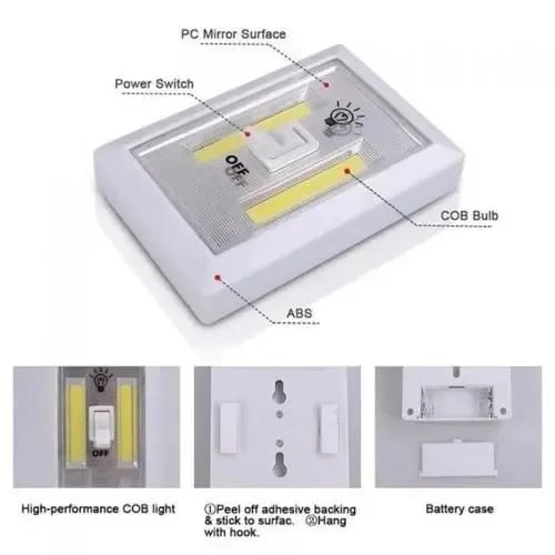 Led Wall Switch Light - Indoor & Outdoor Home Lighting Lamp | Konga ...