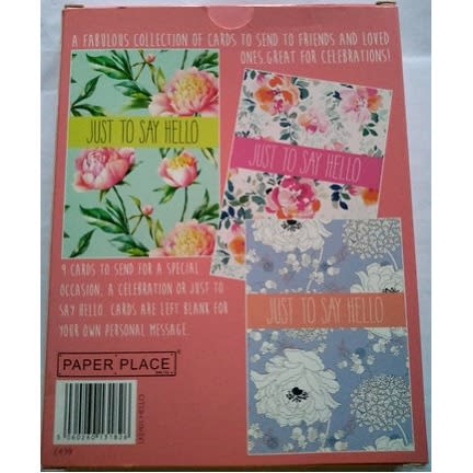 Paper Place 9-pack Notecards For All Occasions - Just To Say Hello ...