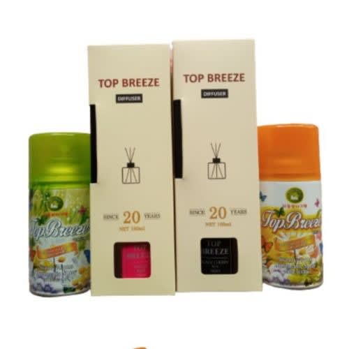 Top Breeze Freshmatic Diffusser -140ml - 2pcs And Refill Airfreshner ...